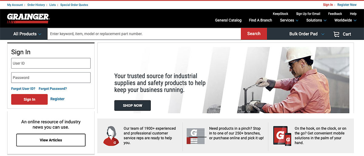 17 Awesome B2B eCommerce Website Examples You Need to Know | X-Cart