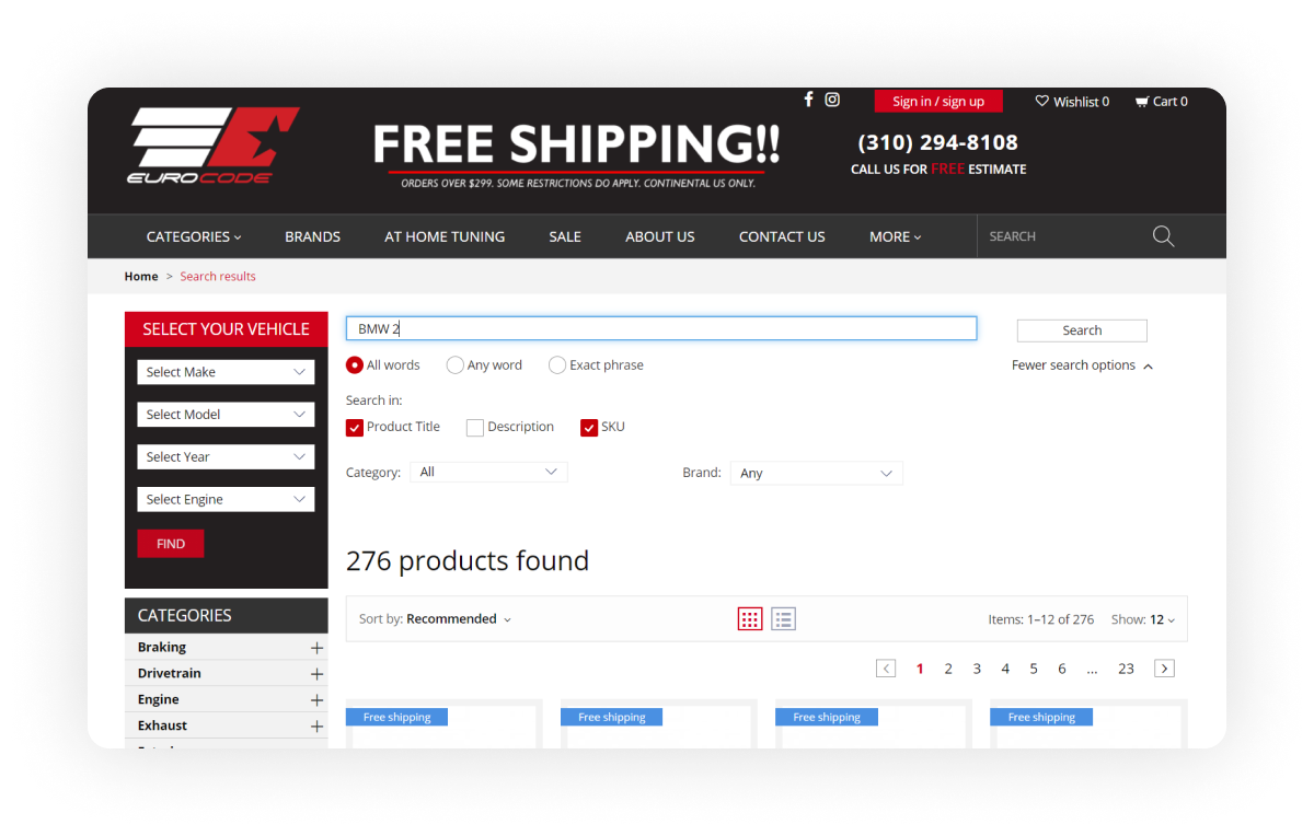 Managing Complex Search & High SKUs in eCommerce