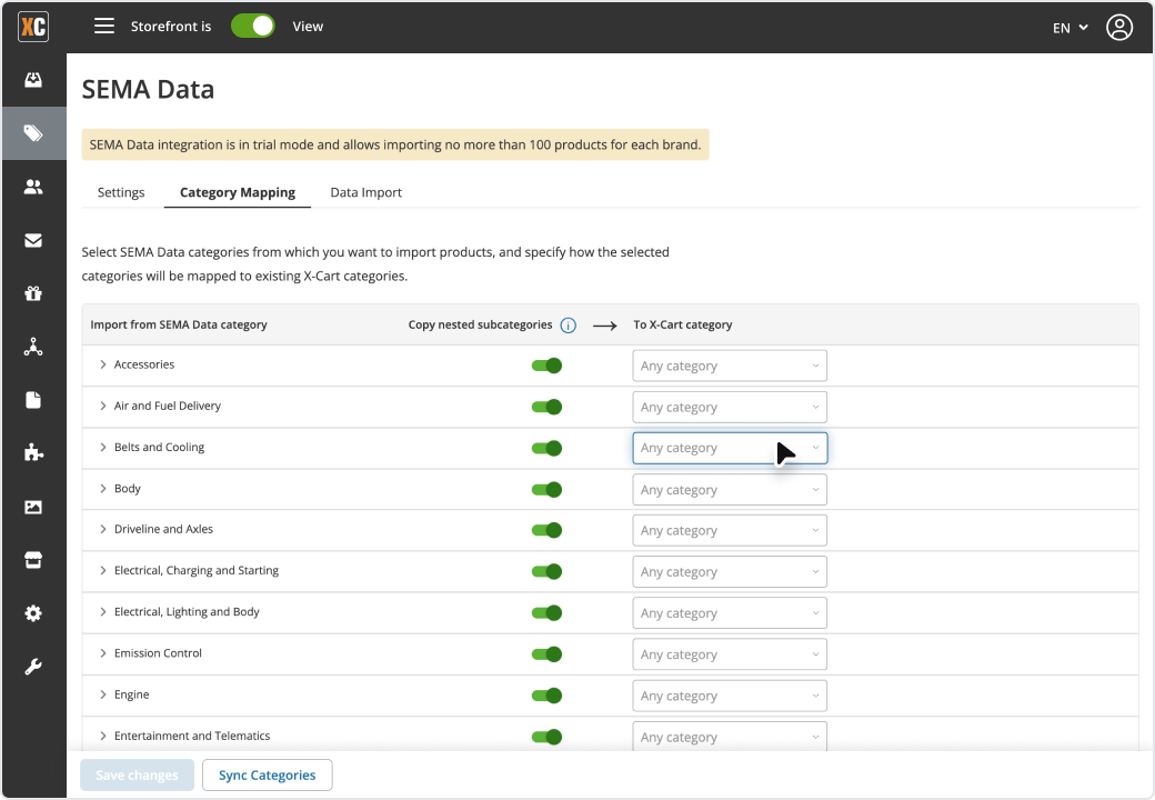 Smart Category Mapping | X-Cart