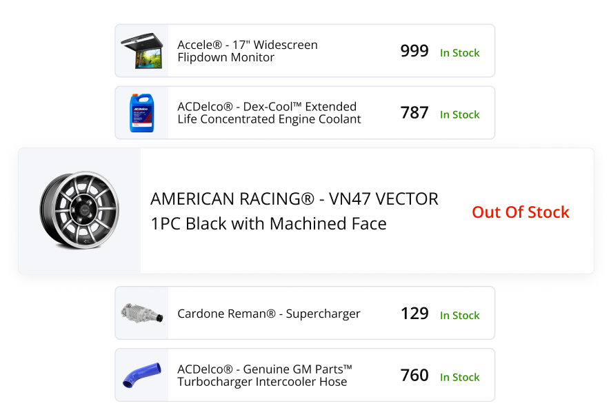 Automotive Inventory Management | X-Cart