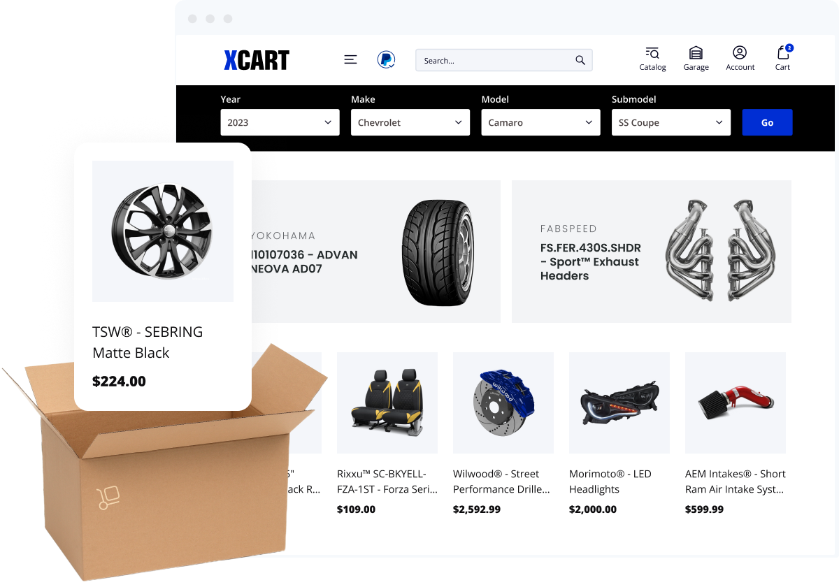 Auto Parts Warehouse Distribution | X-Cart