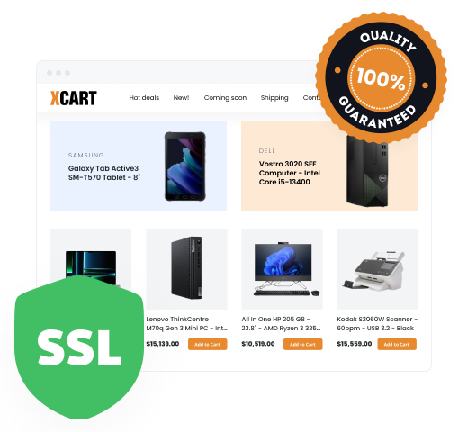 Secure eCommerce Web Hosting For Your Business | X-Cart