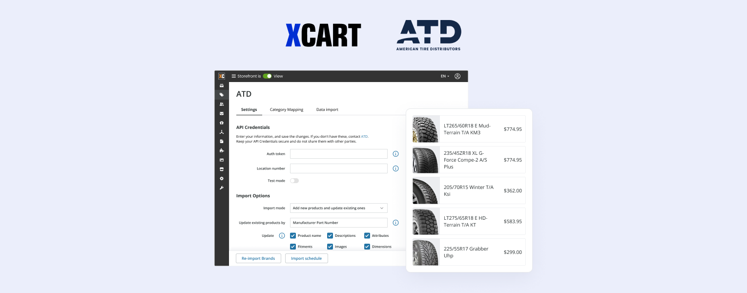 Newly Released: Integration with American Tire Distributors