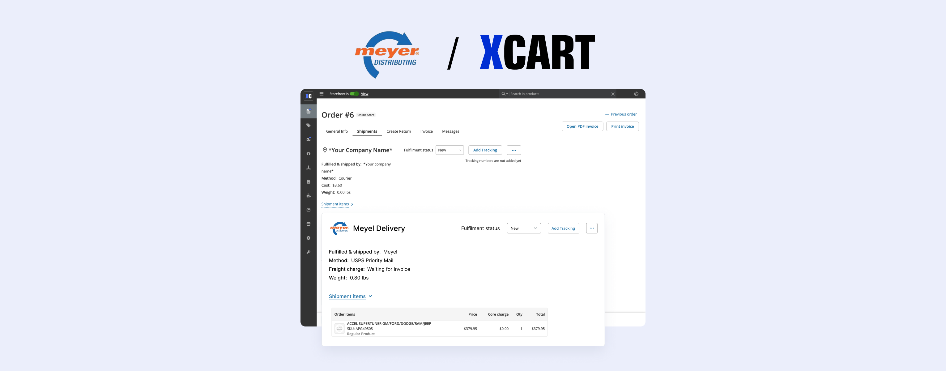 X-Cart Integrates with Meyer Distributing